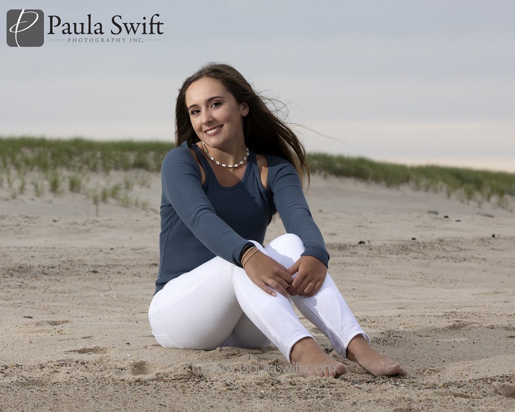 Beach Senior Session | Wayland Photographer
