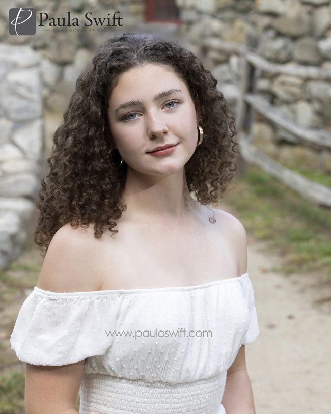 Capturing a High School Senior at Wayside Inn Grist Mill